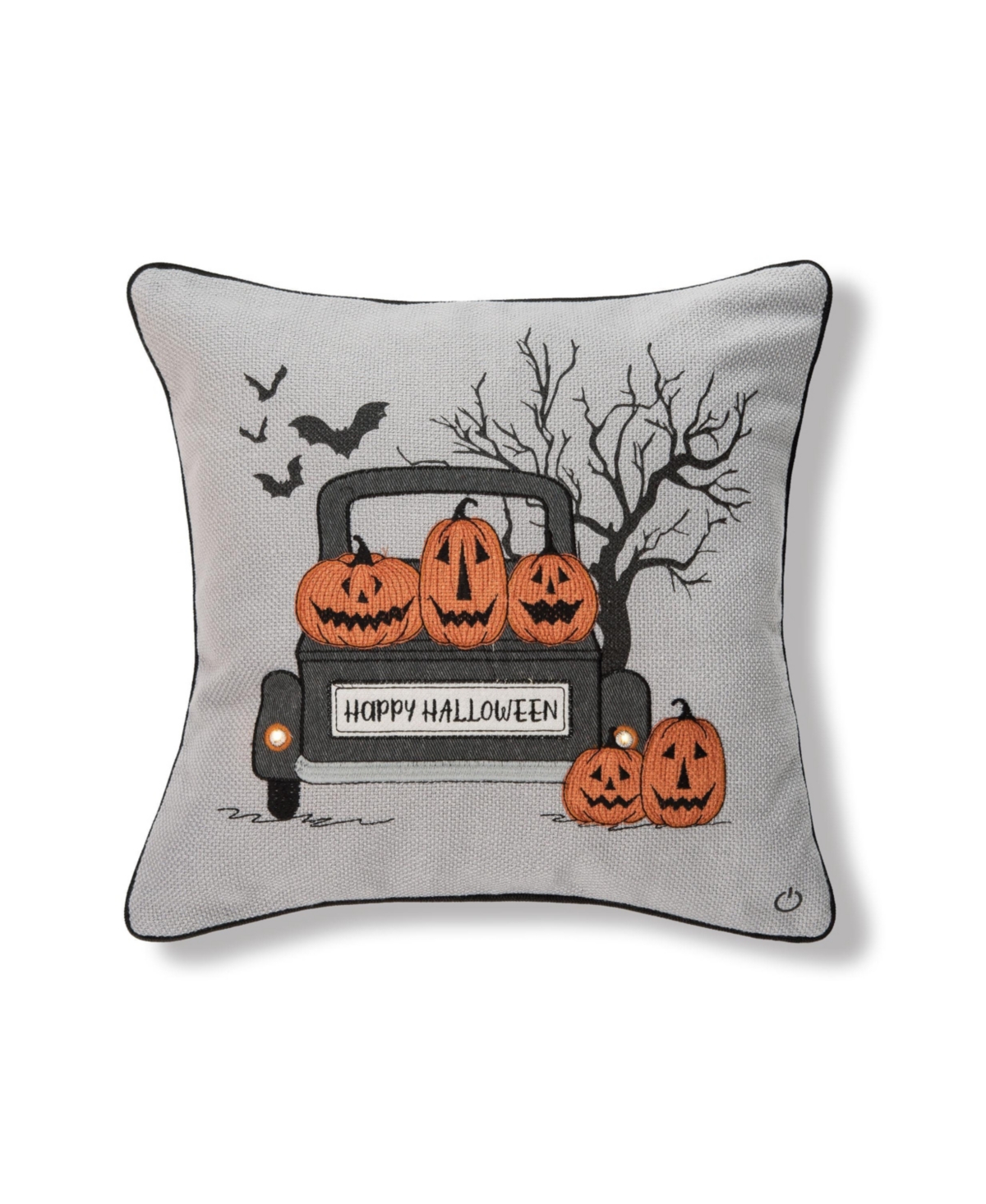 Click here for Halloween Pickup Truck Accent Throw Pillow  18... prices