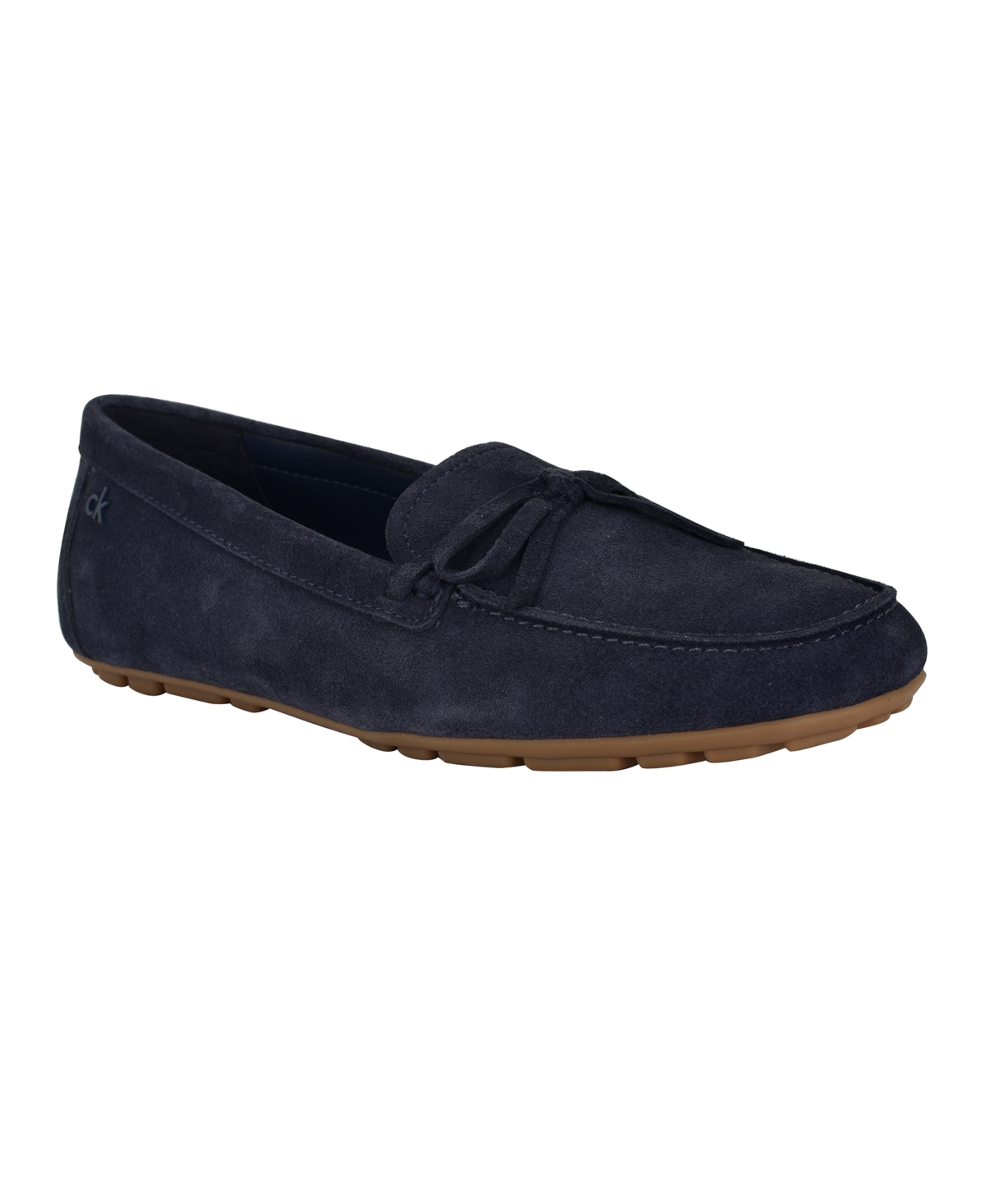 Click here for Calvin Klein Womens Koria Bow Slip-On Loafers - Da... prices