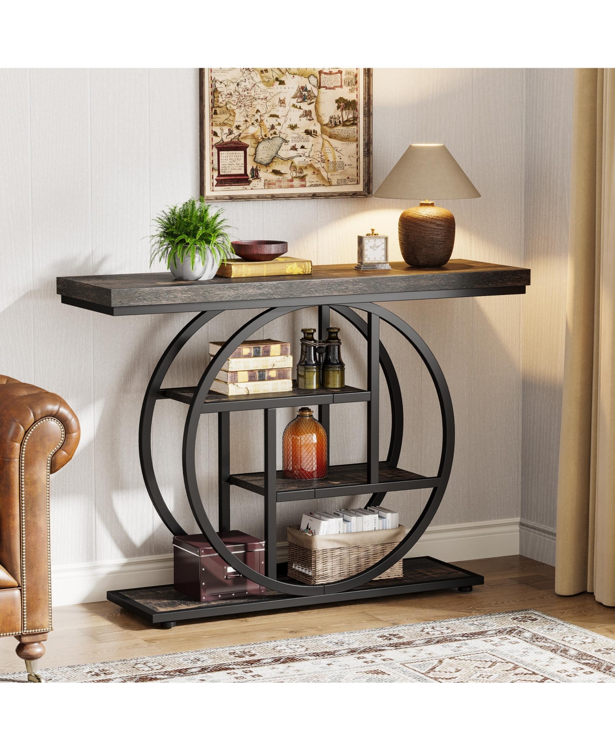 Click here for Tribesigns 41.3" Console Table  Industrial 4-... prices