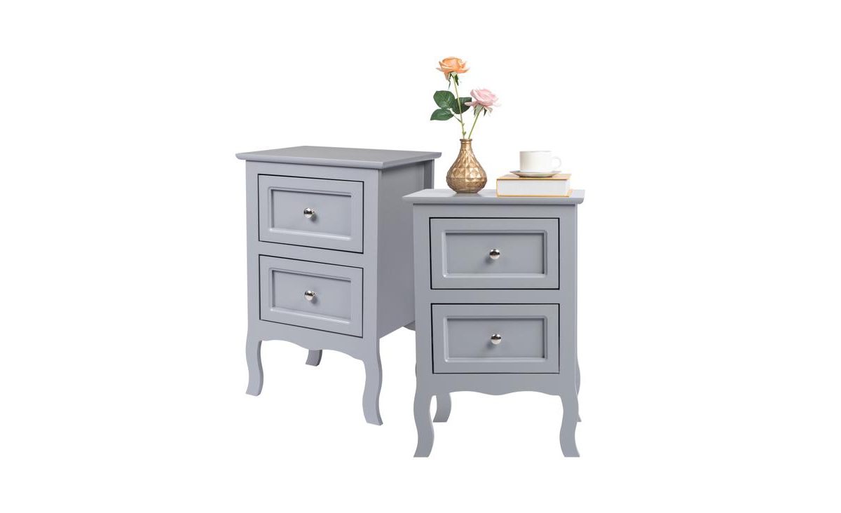 Click here for Slickblue Country Style Two-Tier Night Tables - Gr... prices
