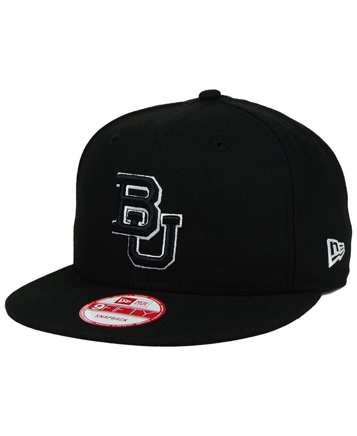 New Era Baylor Bears Black White 9FIFTY Snapback Cap - Macy's