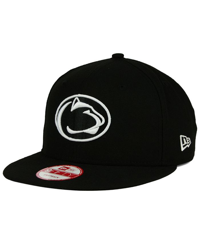 New Era Penn State Nittany Lions NCAA Black White Fashion 9FIFTY ...