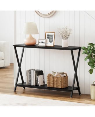 gaomon Narrow Sofa Table - 41.3" Sofa Tables Entryway Table Narrow Console Table Industrial ...