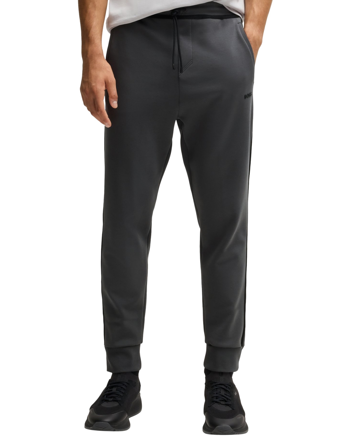 Click here for Boss by Hugo Boss Mens Tape Logo Tracksuit Bottoms... prices