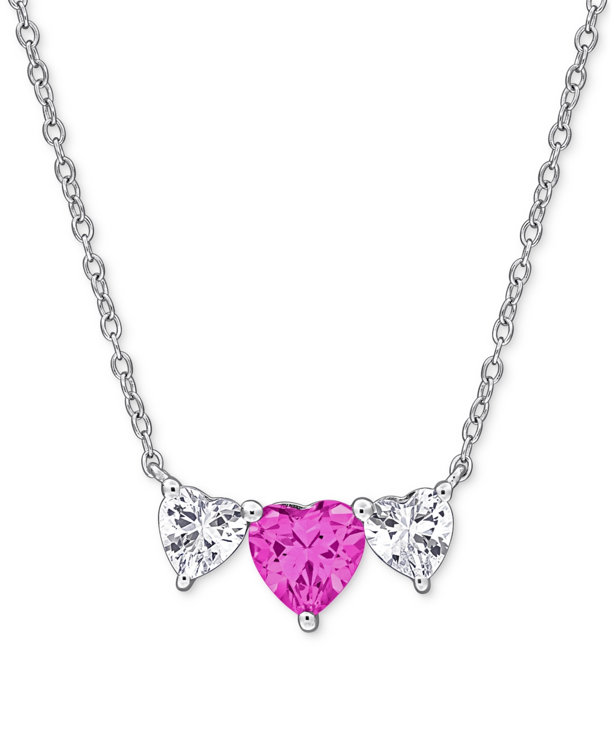 Click here for Lab-Created Pink Sapphire (1-1/2 ct. t.w.) & Lab-C... prices