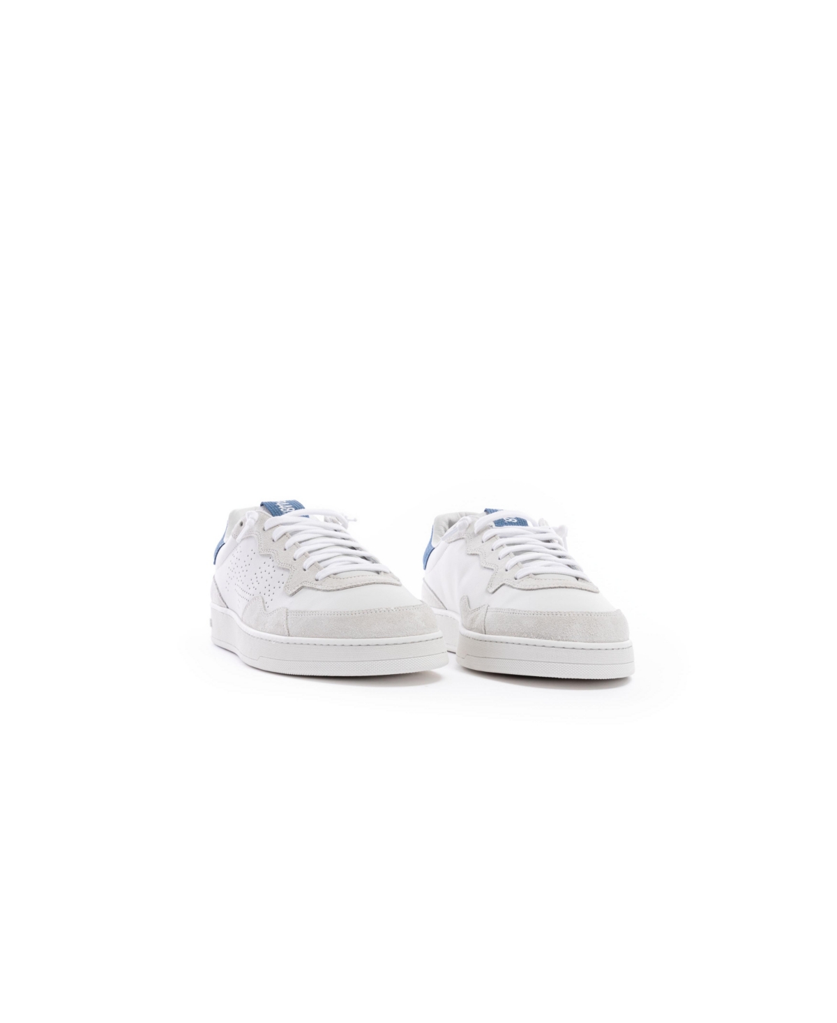 Click here for P448 Mens Vert Leather Sneaker - White  Blue prices