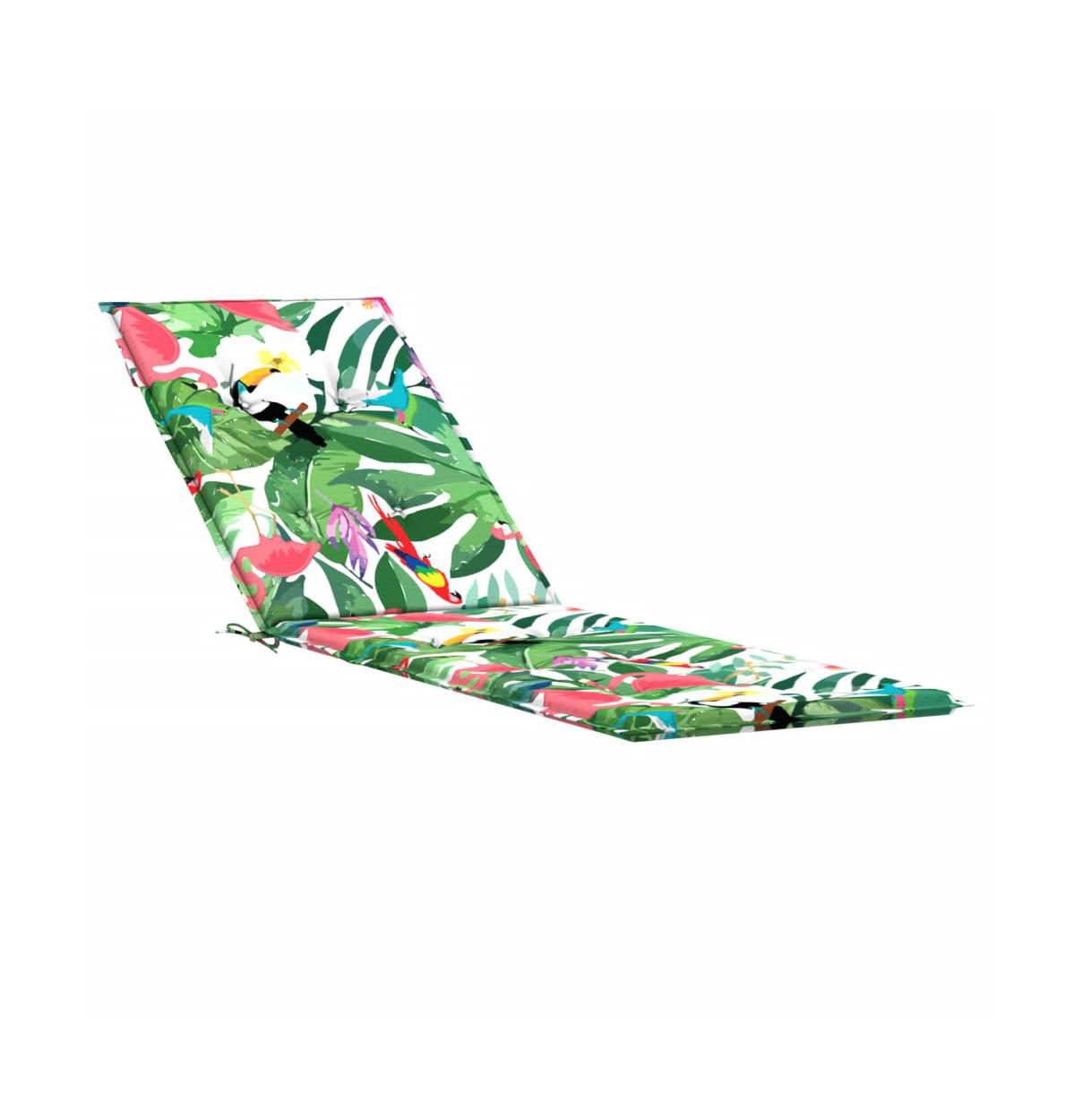 Click here for Deck Chair Cushion Multicolor Oxford Fabric - Gree... prices