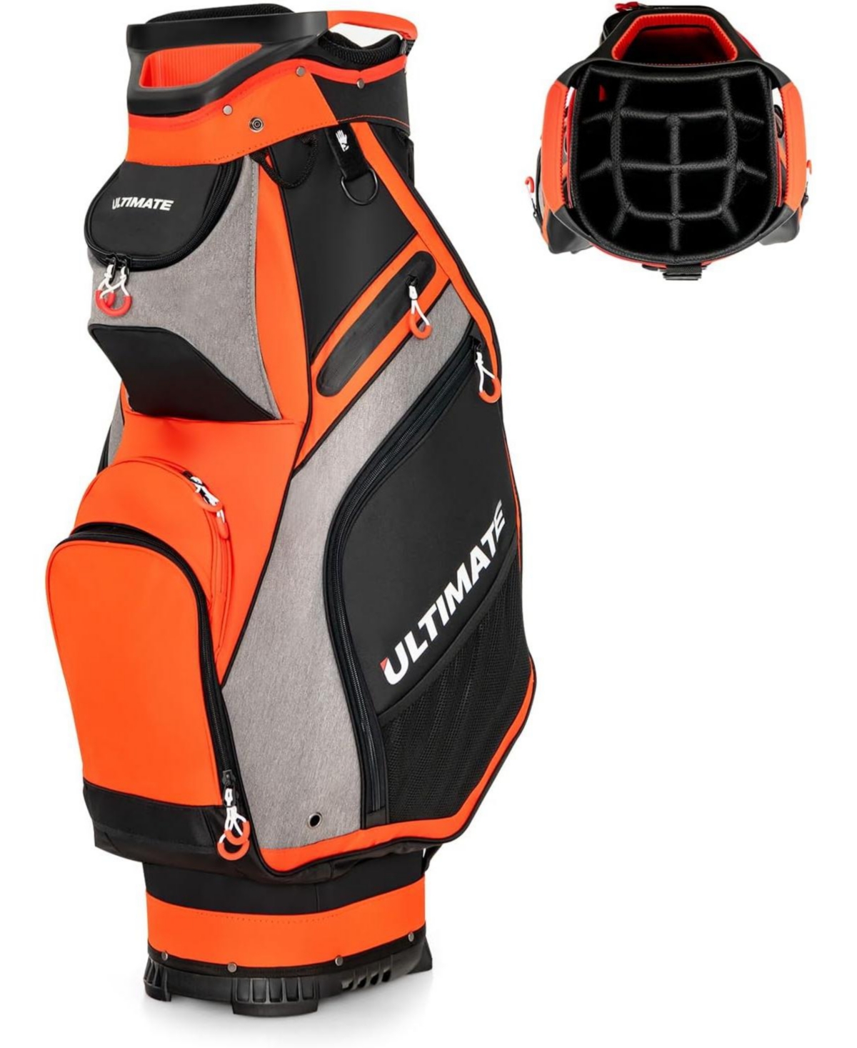 Click here for 10.5 Inch Golf Cart Bag with 14 Way Dividers and 7... prices