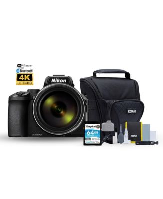 Nikon COOLPIX P950 Digital Camera (Black) with 64GB SD Card and Camera ...