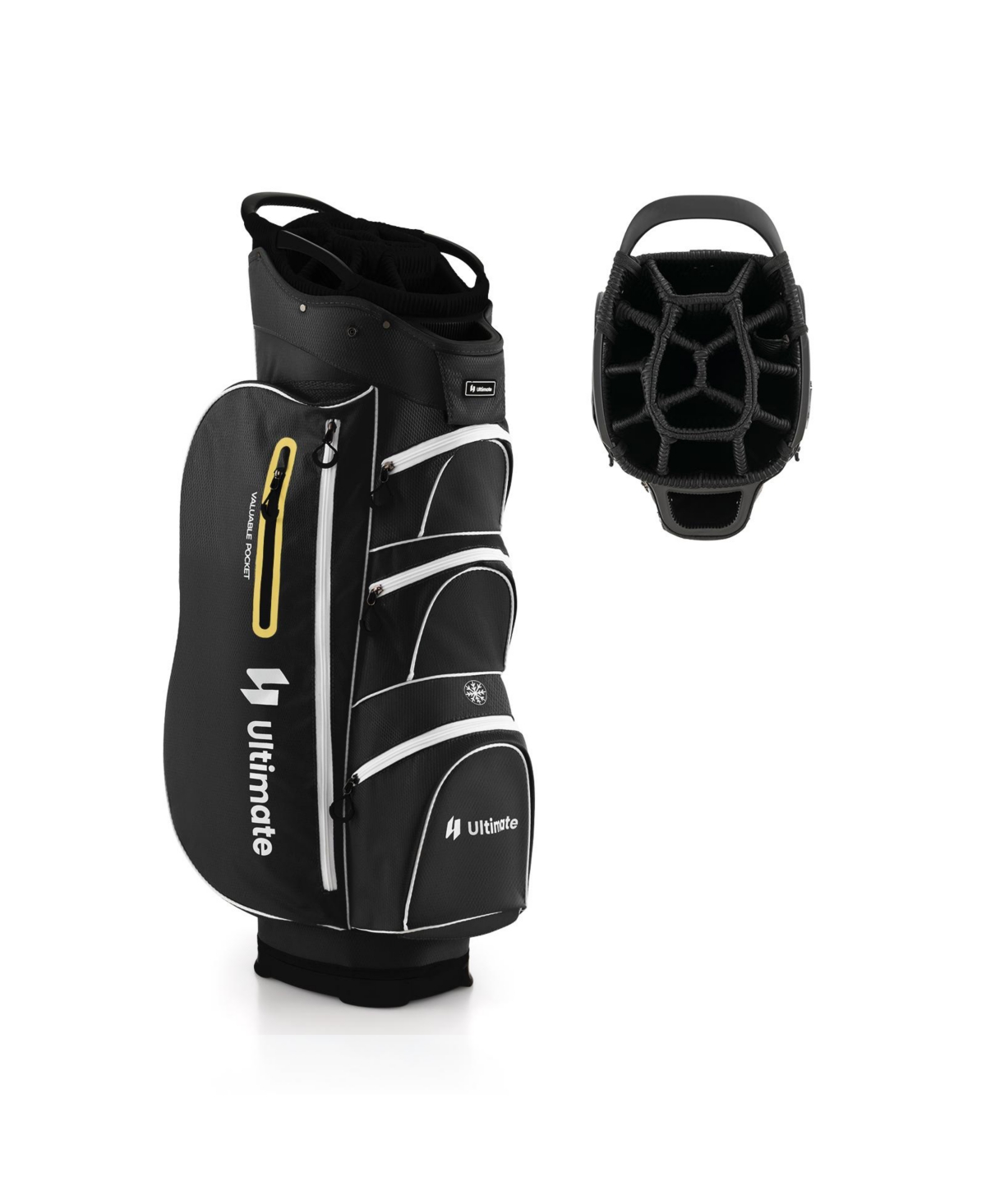 Click here for 9.5 Inch Lightweight Golf Cart Bag with 15 Way Top... prices