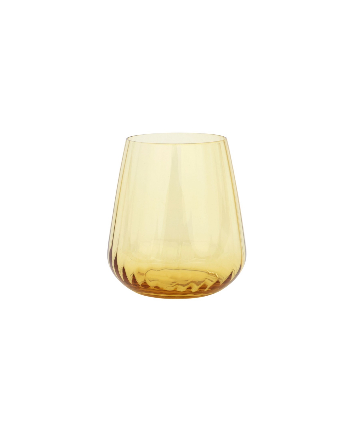 Click here for Vietri Francesca Double Old Fashioned Glass - Yell... prices