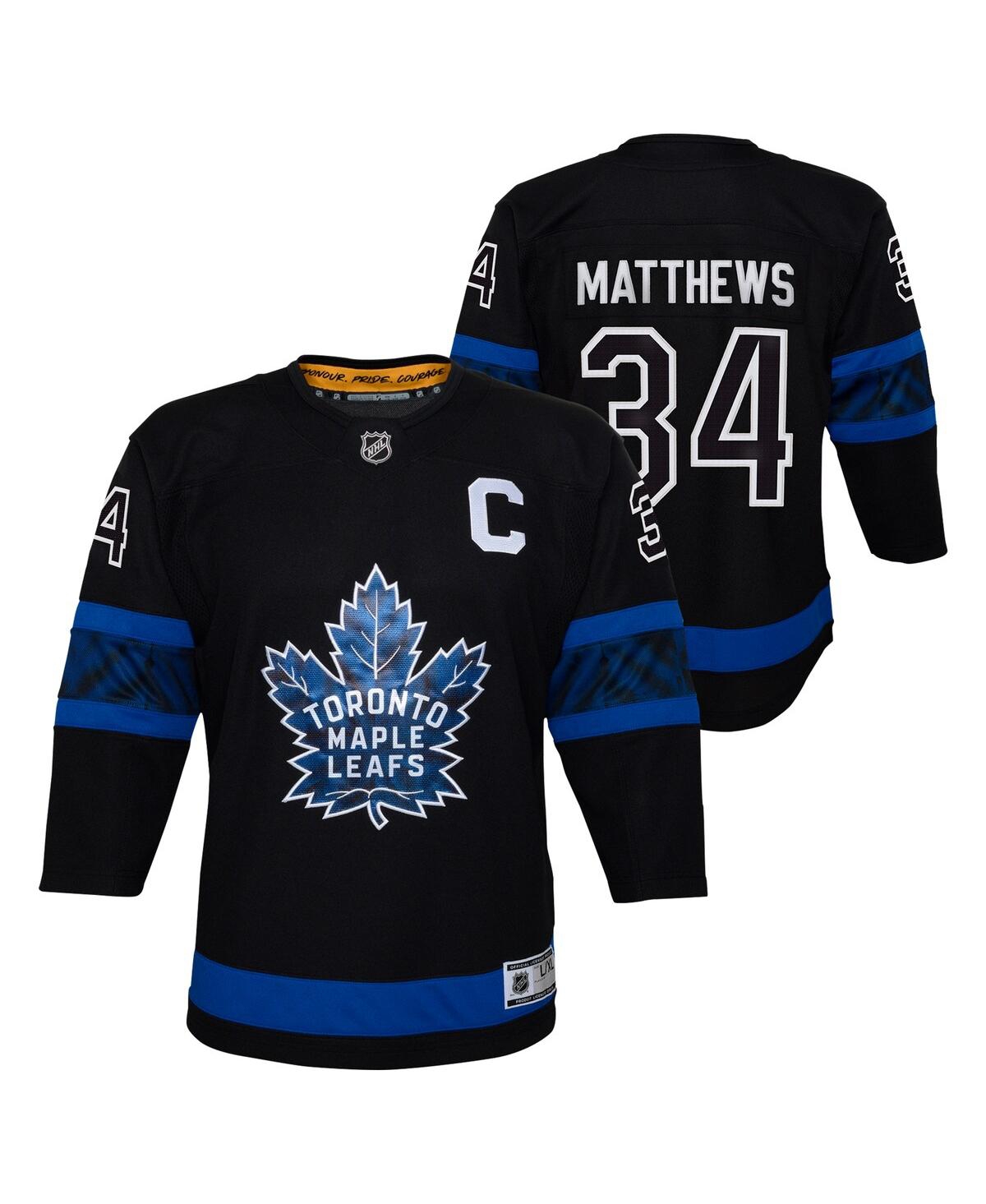 Click here for Outerstuff Big Boys and Girls Auston Matthews Blac... prices
