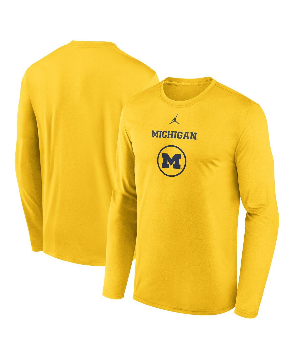 Click here for Jordan Mens Maize Michigan Wolverines 2024 On-Cour... prices