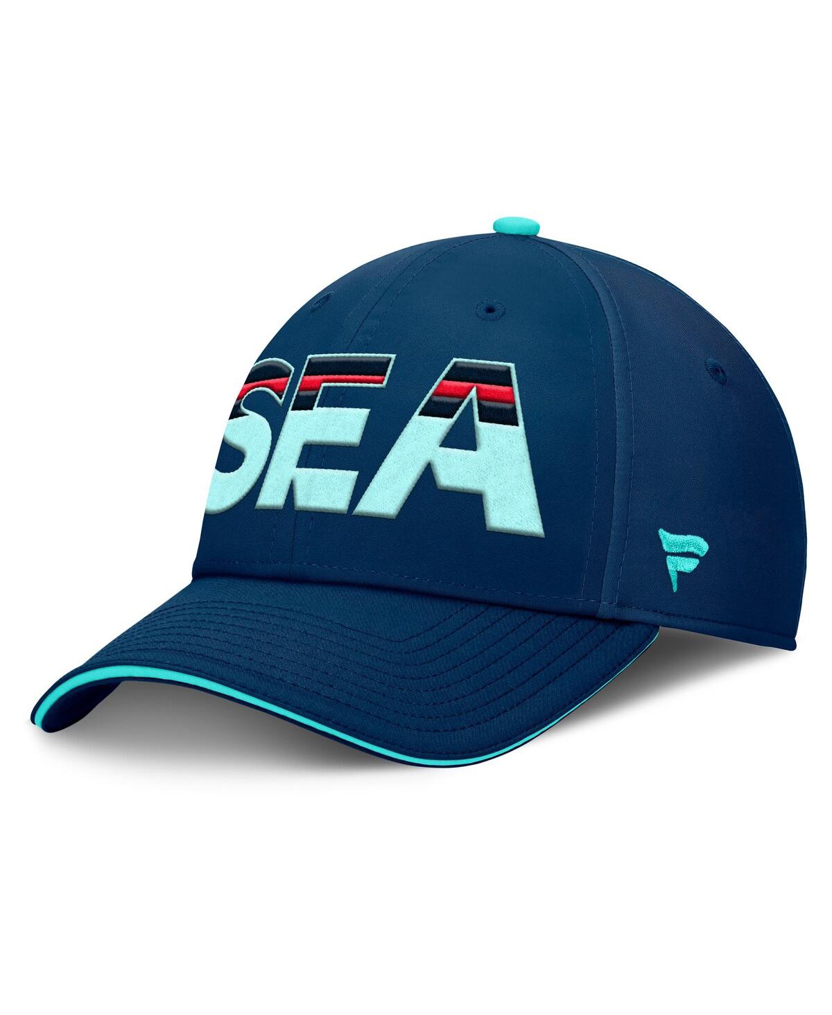 Click here for Fanatics Mens Deep Sea Navy/Light Blue Seattle Kra... prices