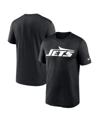 Nike Men's Black New York Jets Legend Logo Performance T-Shirt - Macy's