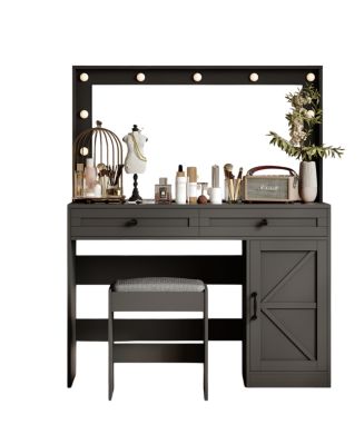 Elegant Makeup Vanity Table for Organized and Stylish Beauty Storage ...