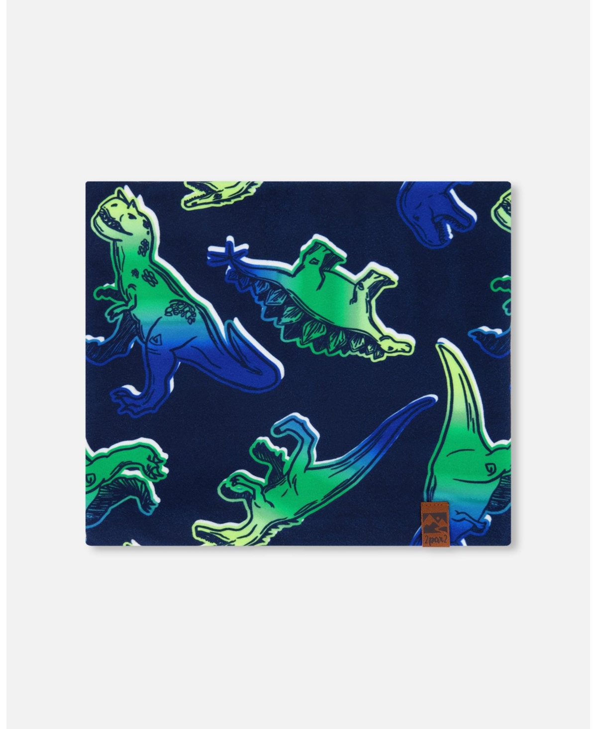 Click here for Deux par Deux Baby Boys Printed Neck Tube Blue And... prices