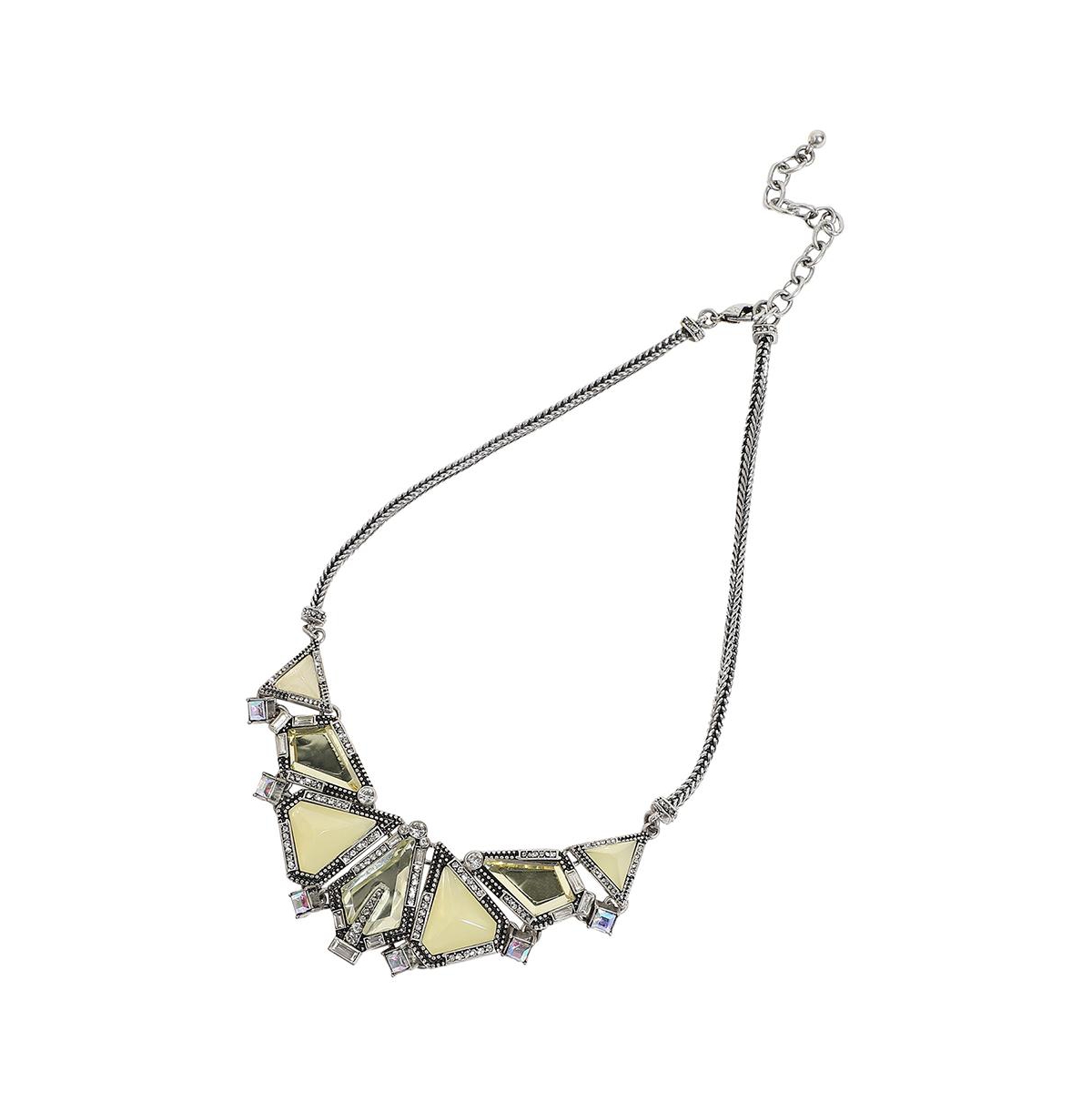 Click here for Party Stone Statement Necklace - Green prices