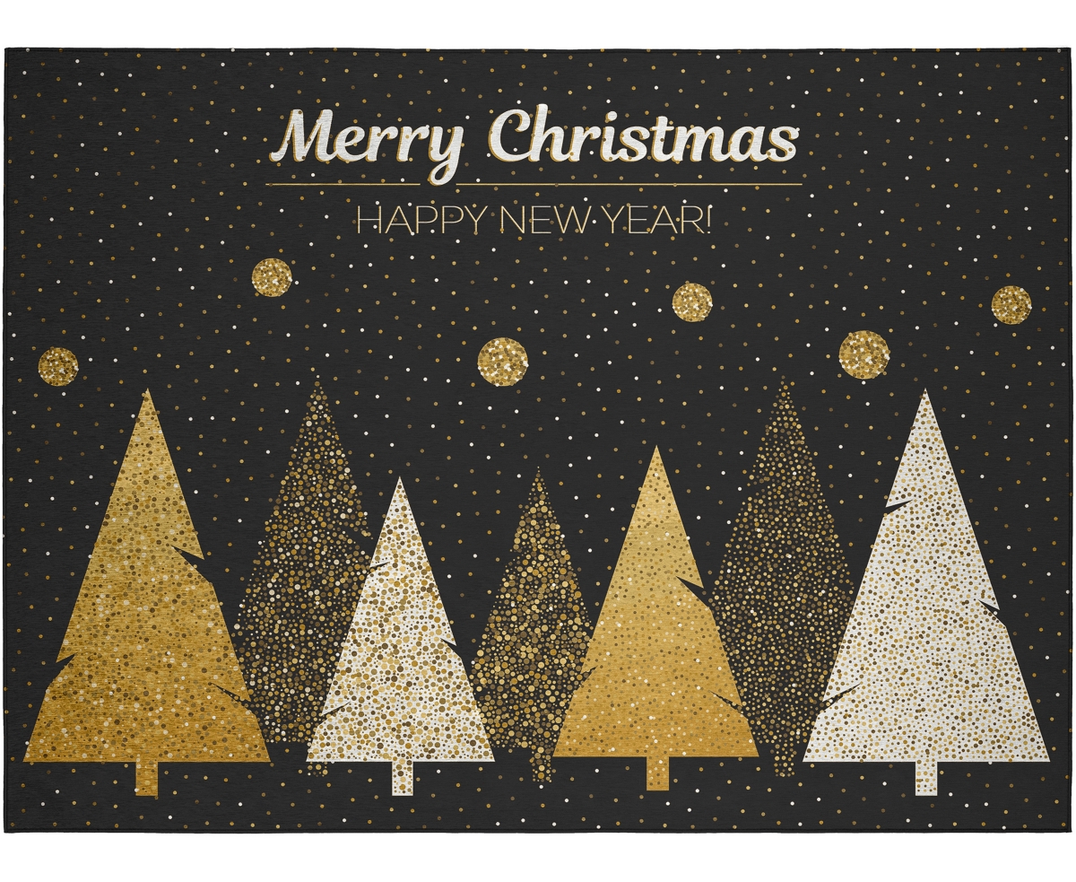 Click here for Dalyn Wonderland WN11 3x5 Area Rug - Black prices