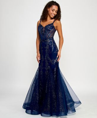 Blue Prom Dresses - Macy's