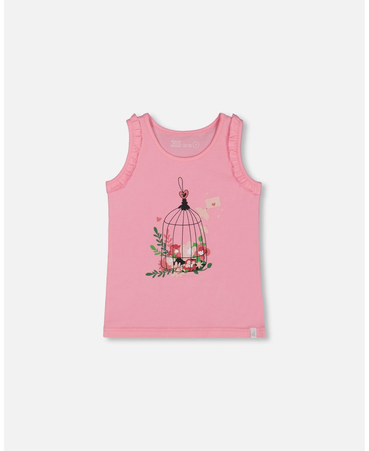 Click here for Deux par Deux Big Girls Organic Cotton Tank With F... prices