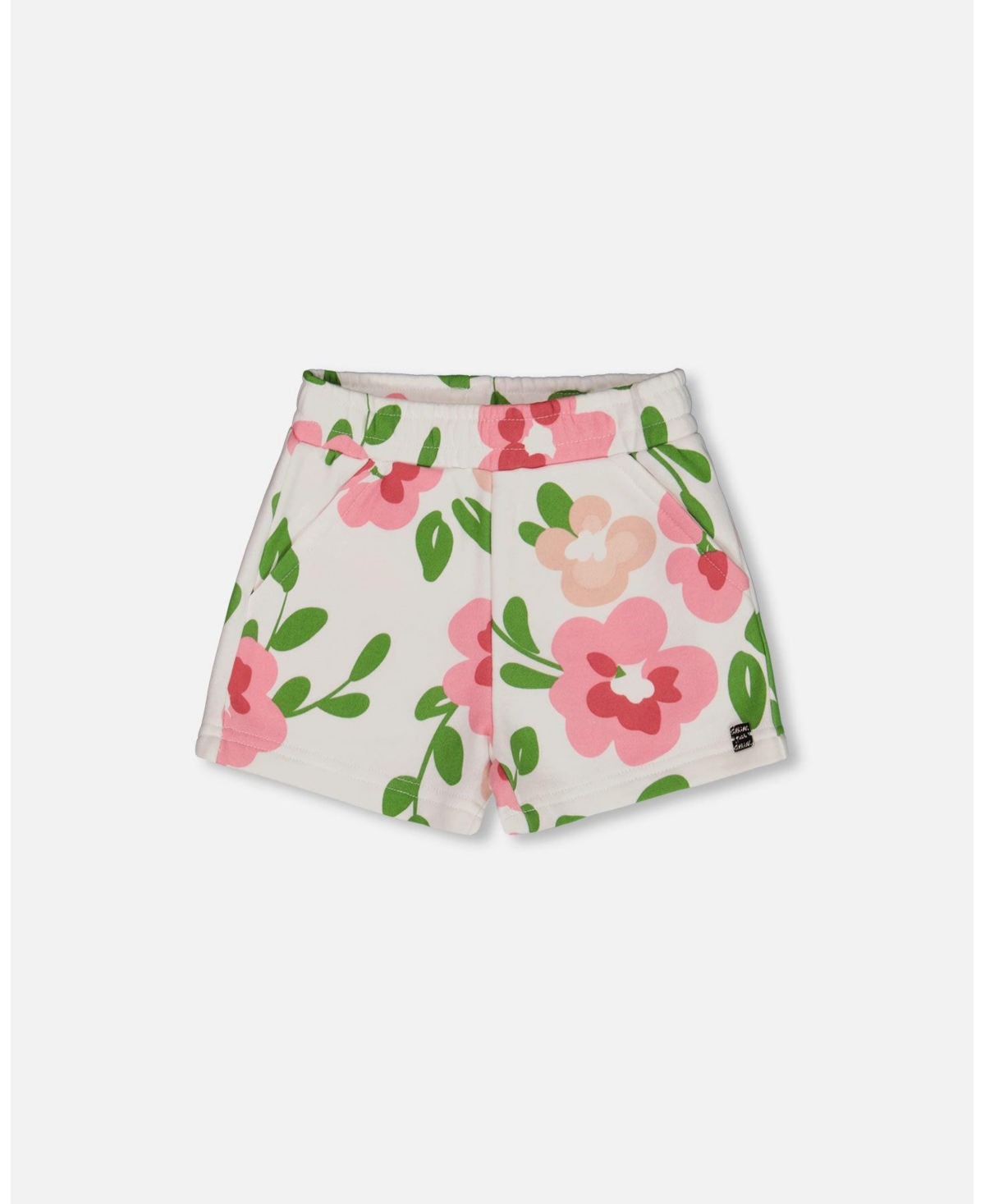 Click here for Deux par Deux Big Girls Printed French Terry Short... prices