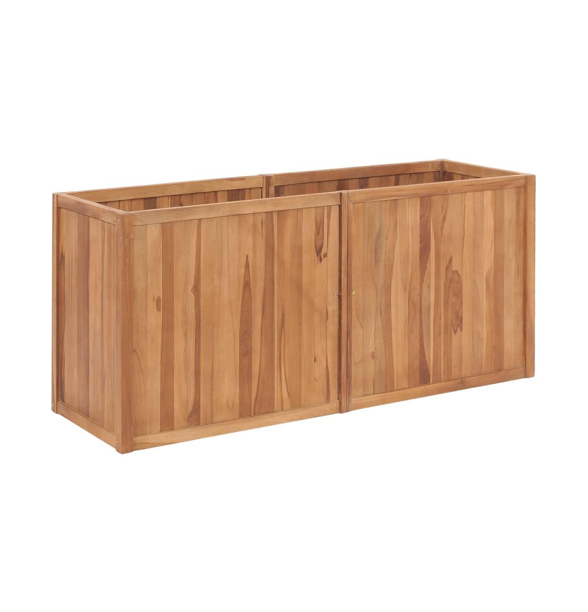 Click here for Garden Raised Bed 59.1x19.7x27.6 Solid Wood Teak prices
