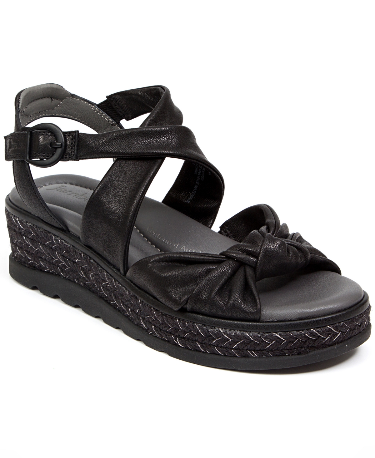 Click here for Jambu Womens Diana Slip on Wedge Sandals - Black prices