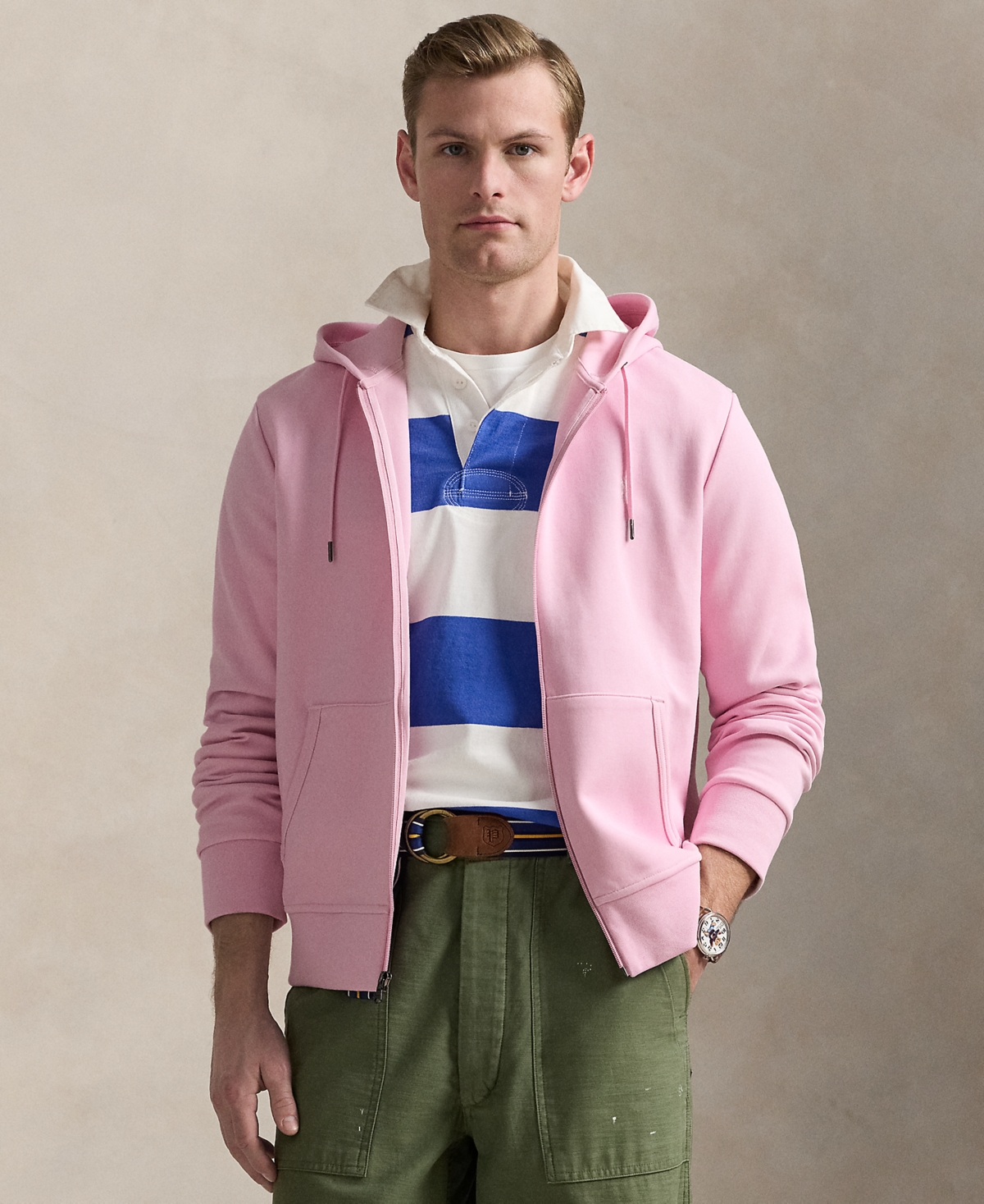 Click here for Polo Ralph Lauren Mens Double-Knit Full-Zip Hoodie... prices