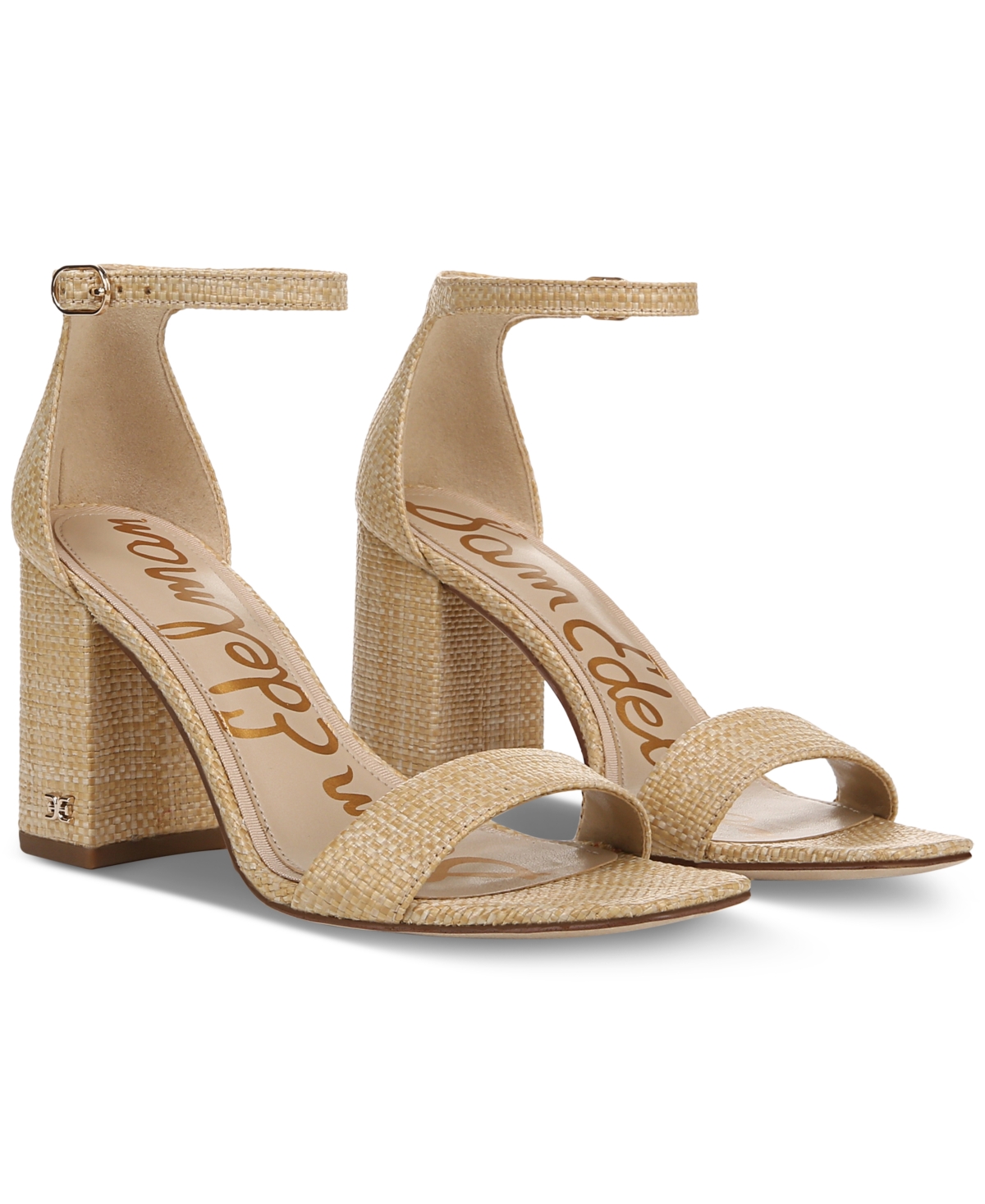 Click here for Sam Edelman Womens Daniella Two-Piece Block-Heel S... prices