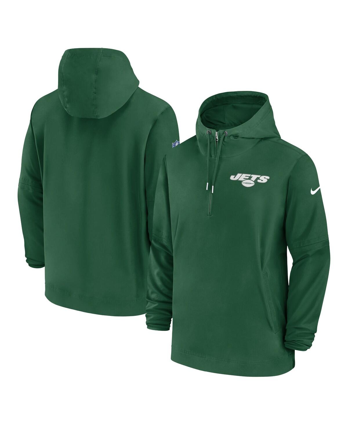 Click here for Nike Mens Green New York Jets Sideline Half-Zip Ho... prices