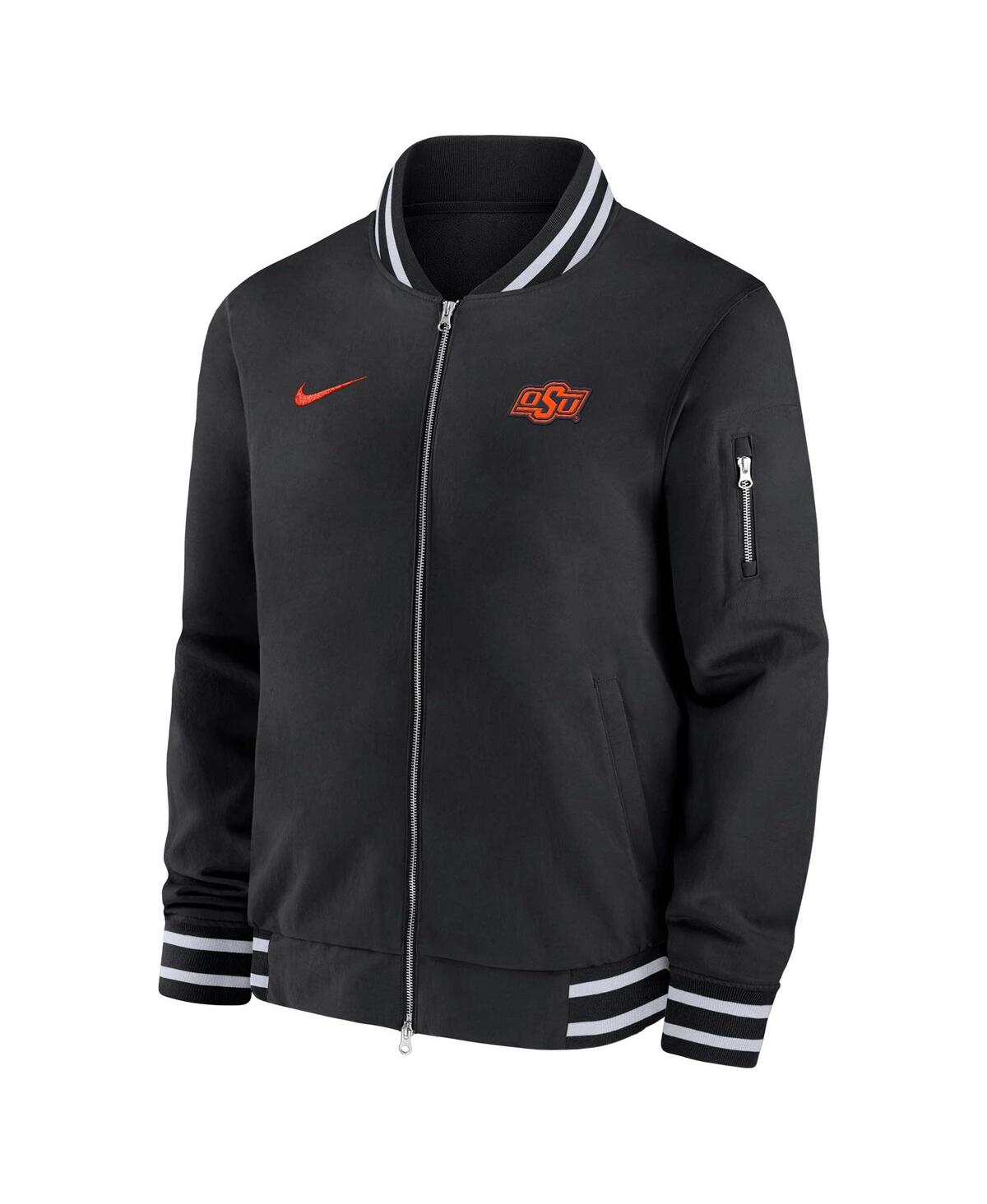 Click here for Nike Mens Black Oklahoma State Cowboys Full-Zip Bo... prices
