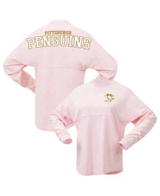 Fanatics Women's Pink Pittsburgh Penguins Spirit Jersey Long Sleeve T ...