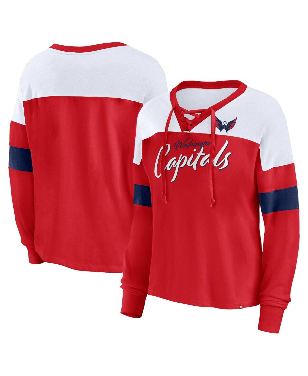 Click here for Fanatics Womens Red Washington Capitals Take the S... prices