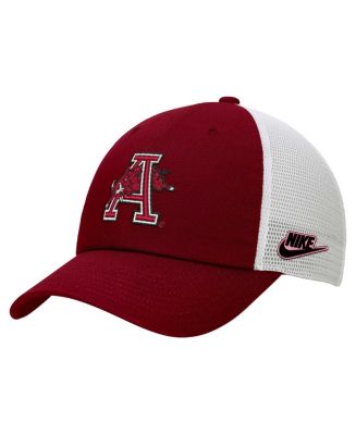 Nike Men's Cardinal/White Arkansas Razorbacks Vintage Club Trucker ...