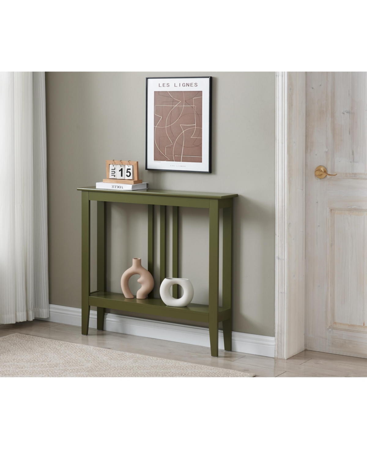 Click here for Kings Brand Furniture Entryway Table - Narrow Cons... prices