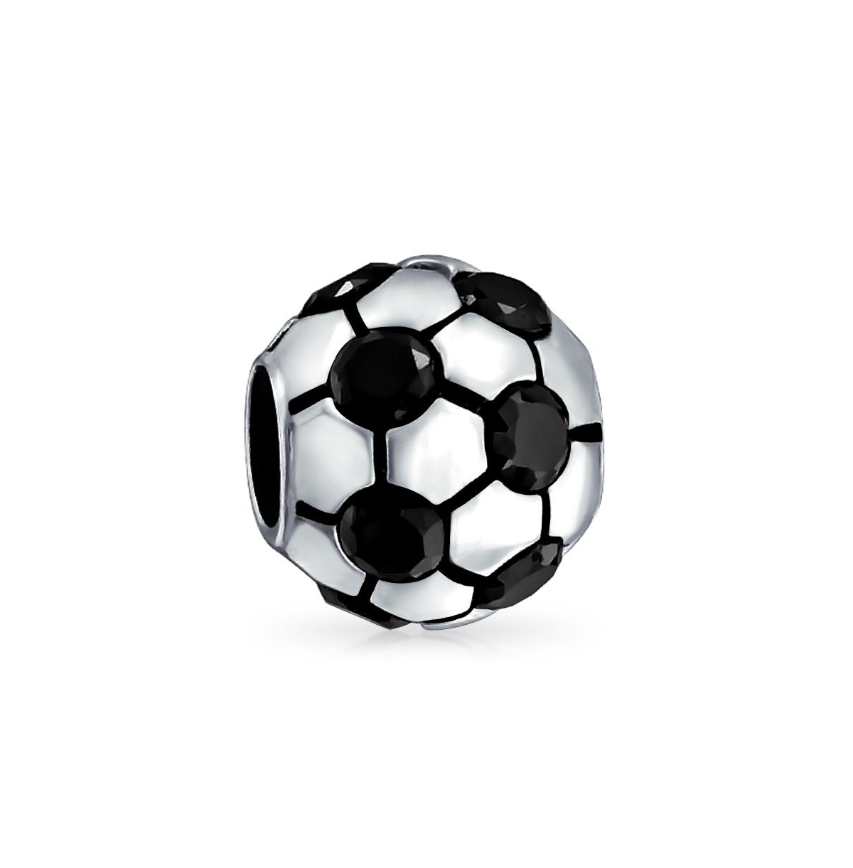 Click here for Bling Jewelry Black Cz Soccer Ball Mom Football Pl... prices