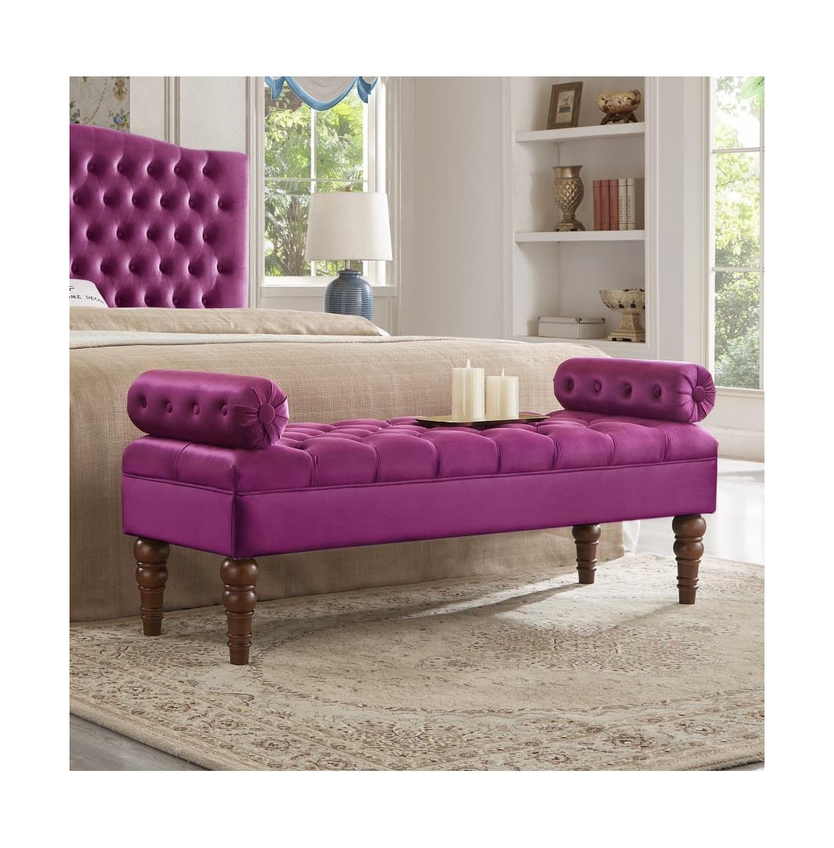 Click here for Velvet Tufted Bench for Bedroom  Living Room & Ent... prices
