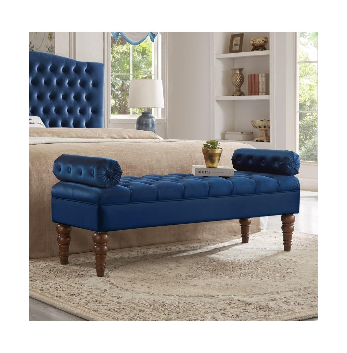 Click here for Velvet Tufted Bench for Bedroom  Living Room & Ent... prices