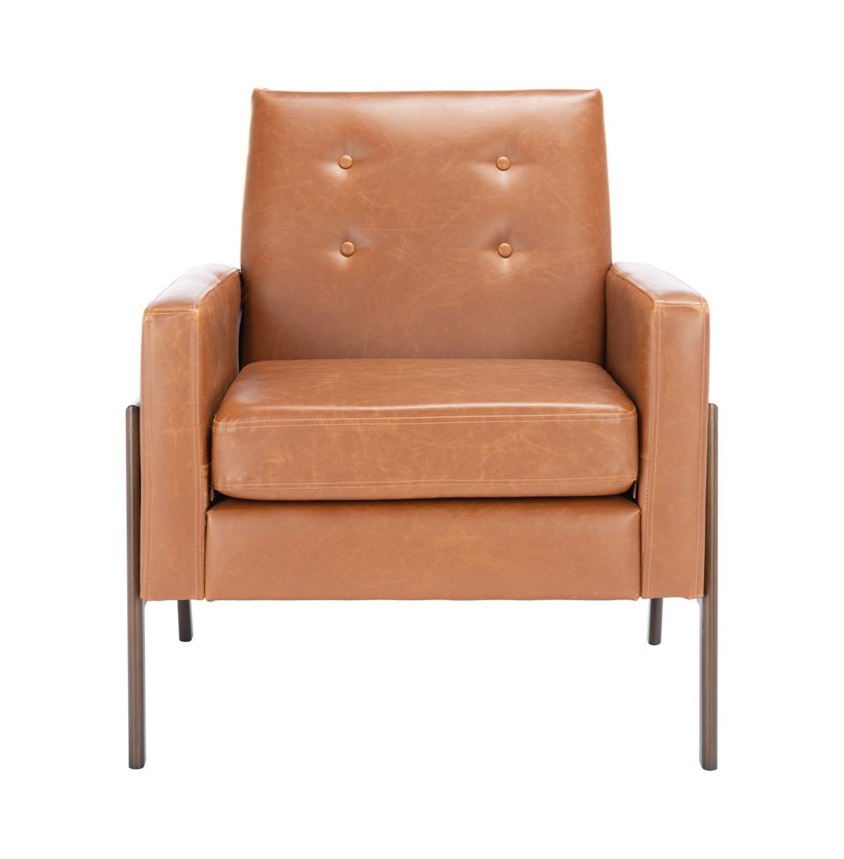 Click here for Roald Sofa Accent Chair - Light brown / antique co... prices