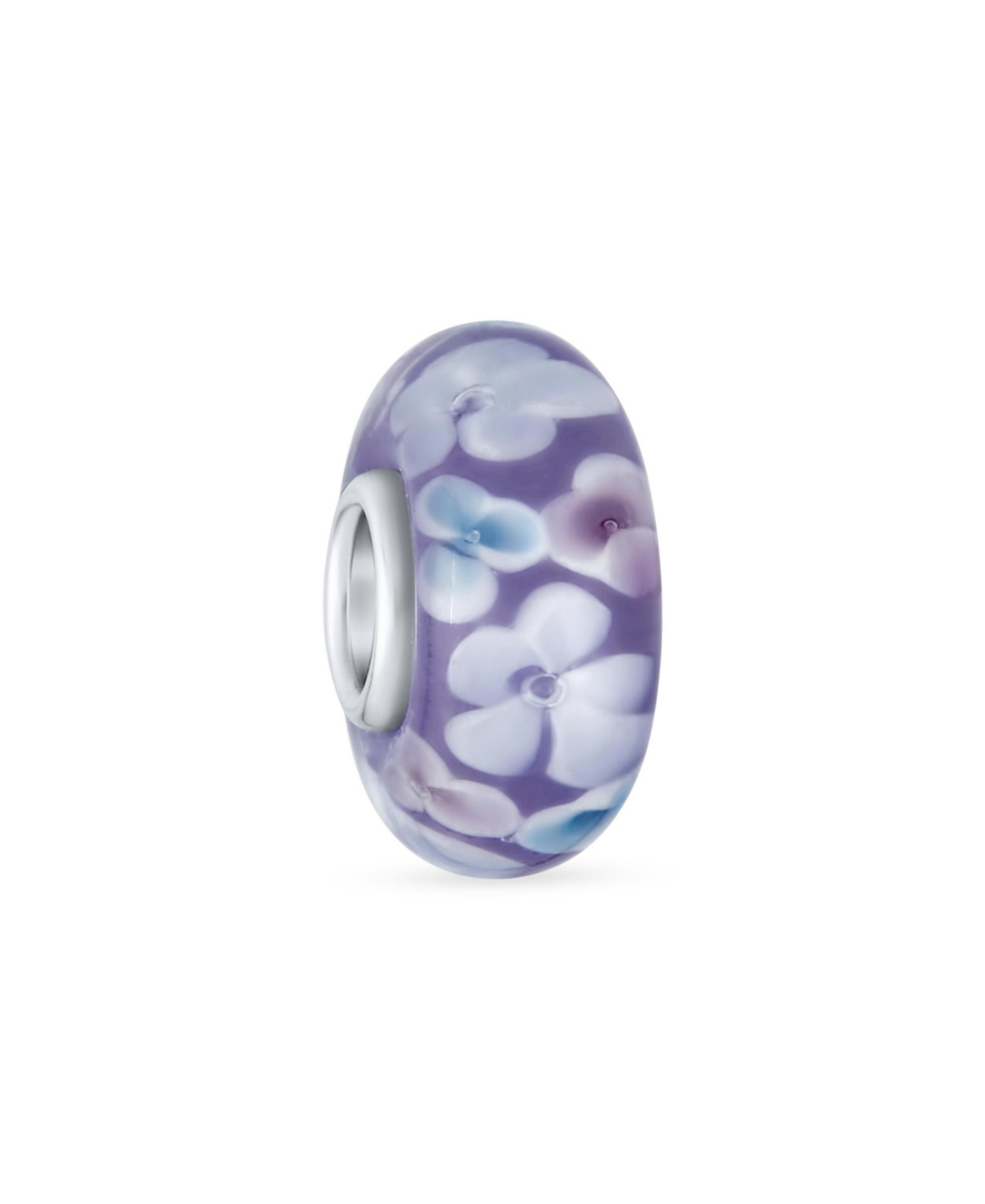 Click here for Bling Jewelry Floral Design Murano Glass Spacer Ch... prices