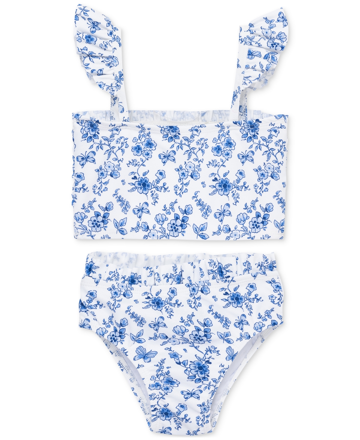 Click here for Little Me Baby Girls Floral-Print 2-Piece Swimsuit... prices