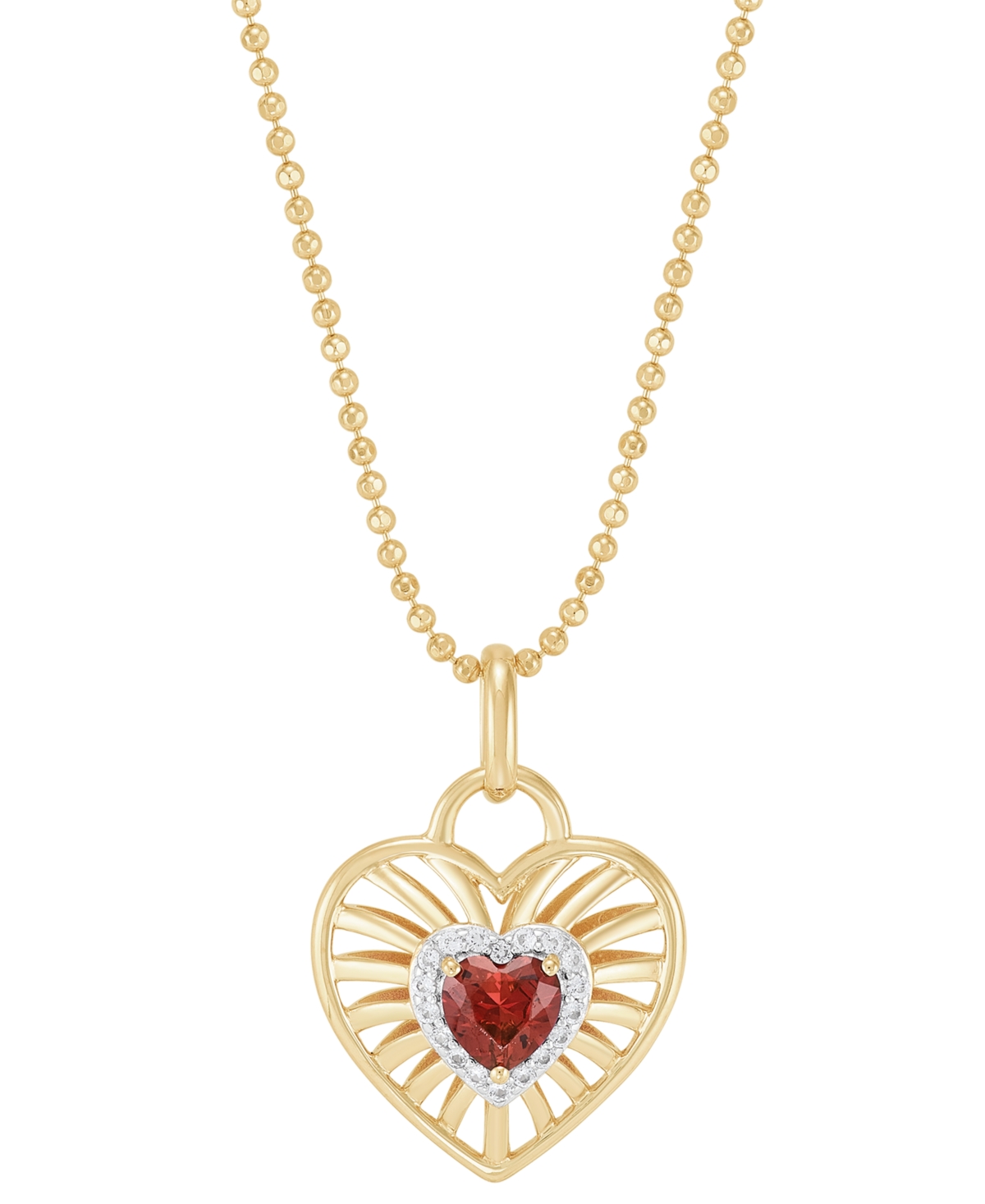 Click here for Macys Garnet or Amethyst (3/8 ct. t.w.) & White To... prices