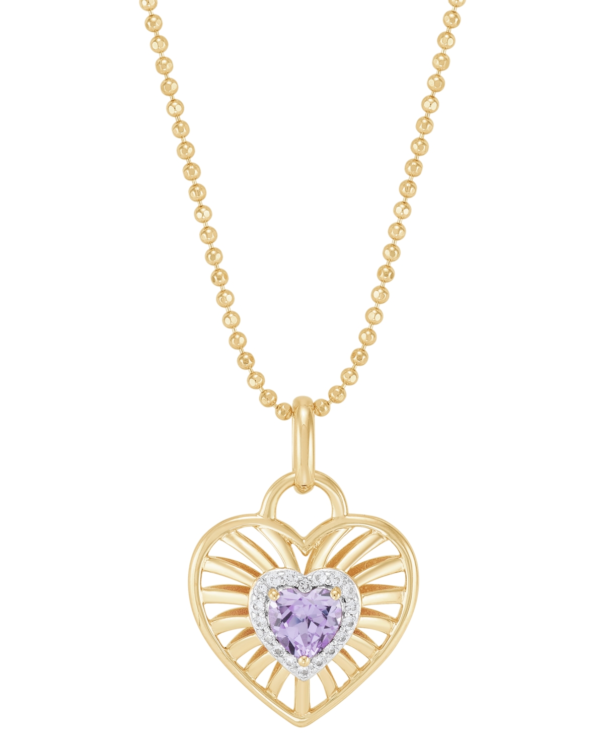 Click here for Macys Garnet or Amethyst (3/8 ct. t.w.) & White To... prices