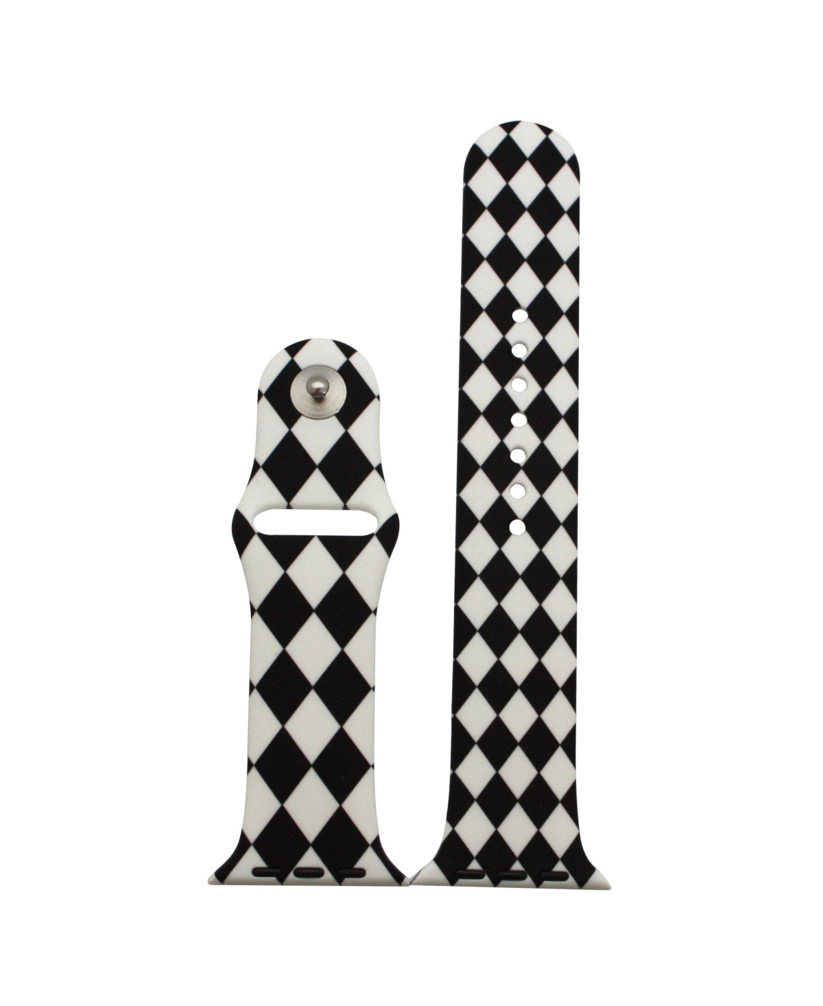 Click here for Olivia Pratt Checkered Printed Silicone Apple Watc... prices