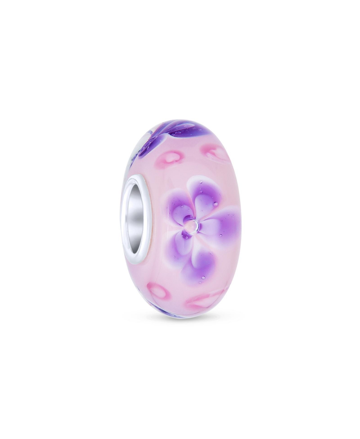 Click here for Bling Jewelry Floral Design Murano Glass Spacer Ch... prices