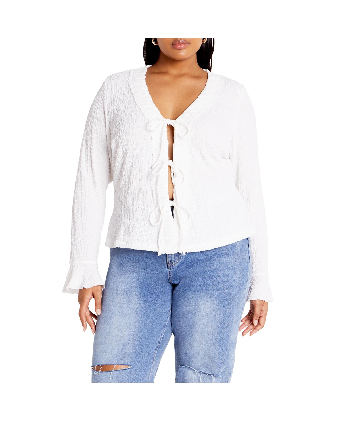 Click here for Plus Size Charmaine Top - Ivory prices