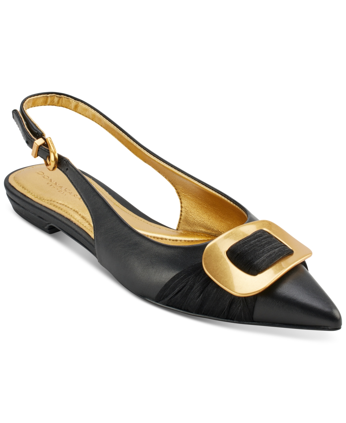 Click here for Donna Karan New York Perilynn Slingback Flats - Bl... prices