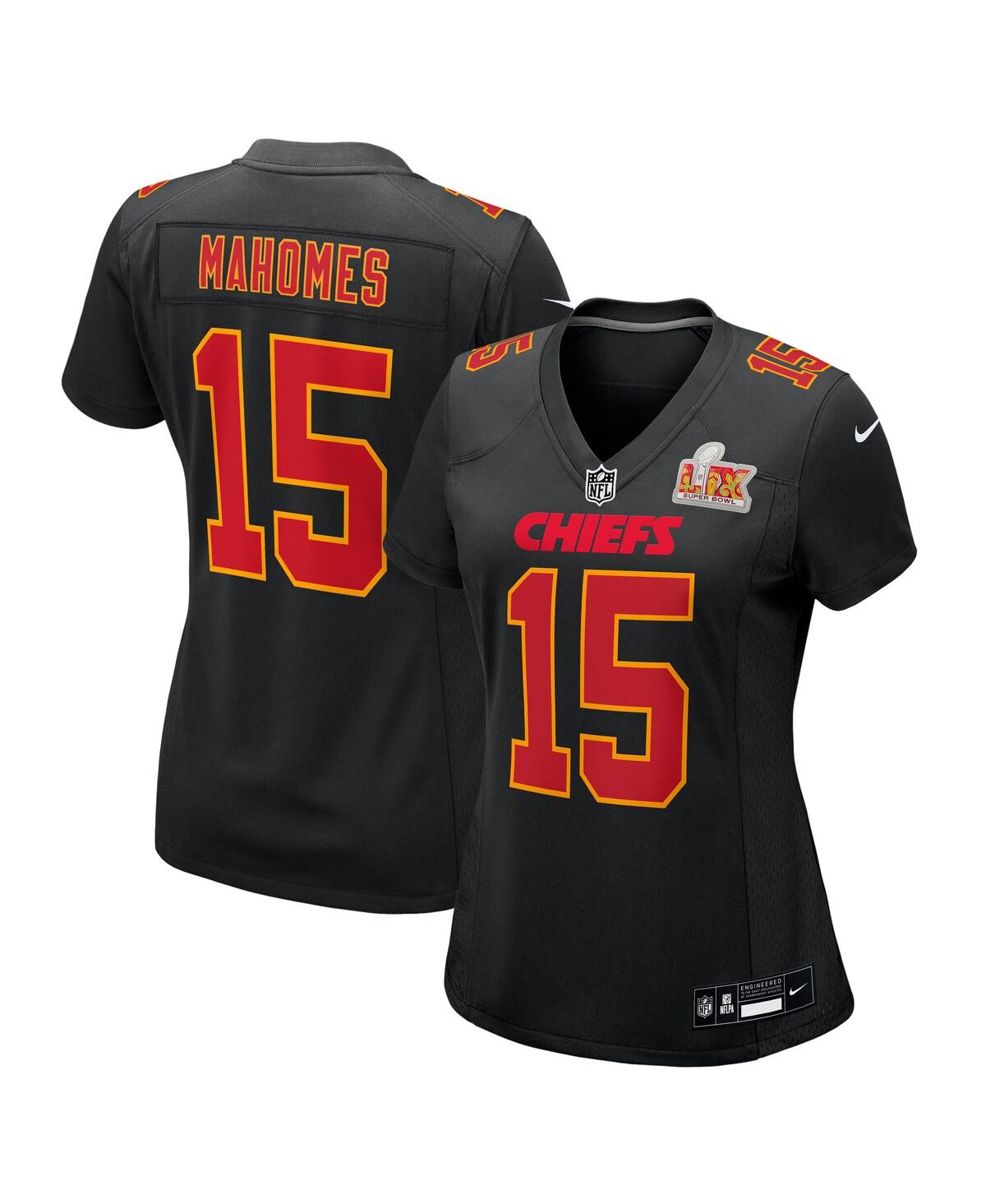Click here for Nike Womens Patrick Mahomes Carbon Black Kansas Ci... prices
