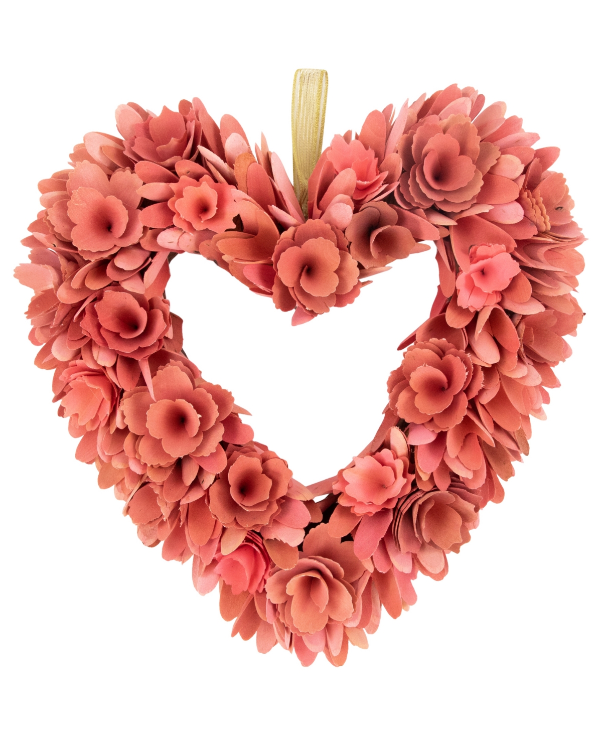 Click here for Northlight 14 Salmon Valentines Day Wooden Floral... prices